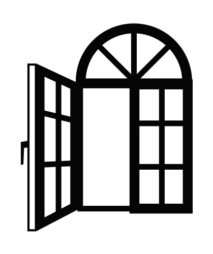 Window icon Royalty Free Vector Image - VectorStock