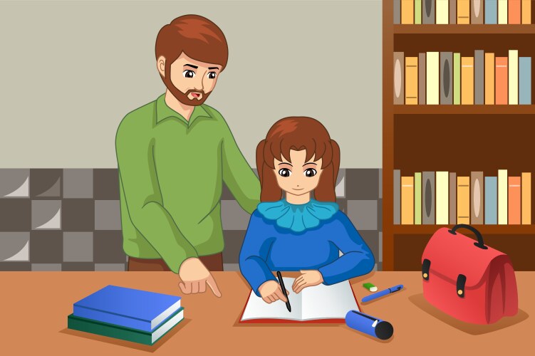 Cartoon Homework Vector Images (over 34,000)