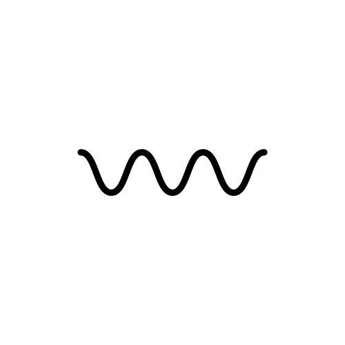 Sine wave icon Vector Images & Graphics for Commercial Use | VectorStock