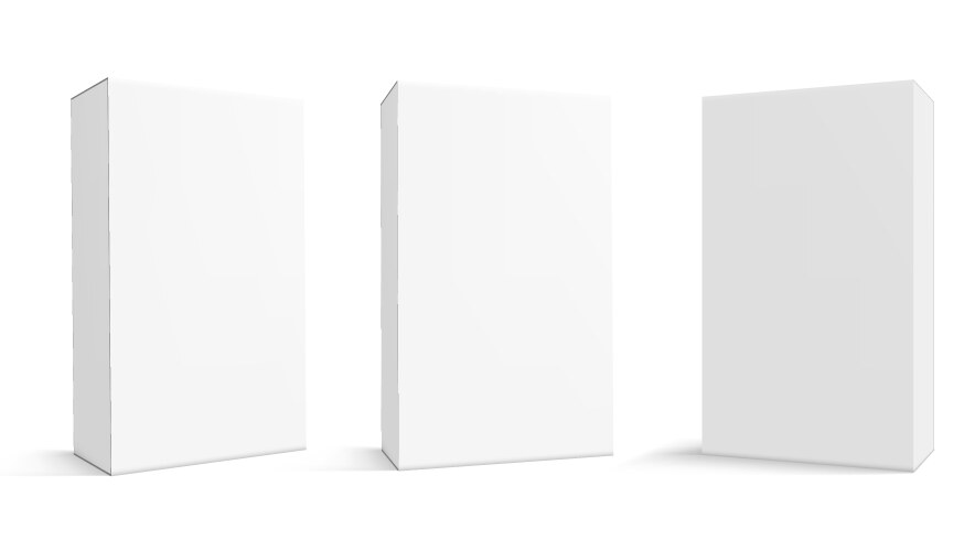Blank book mockup template books on white Vector Image