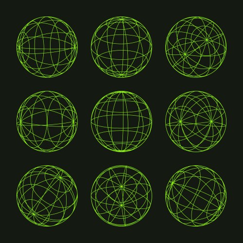 Earth Wireframe Vector Images (over 6,500)