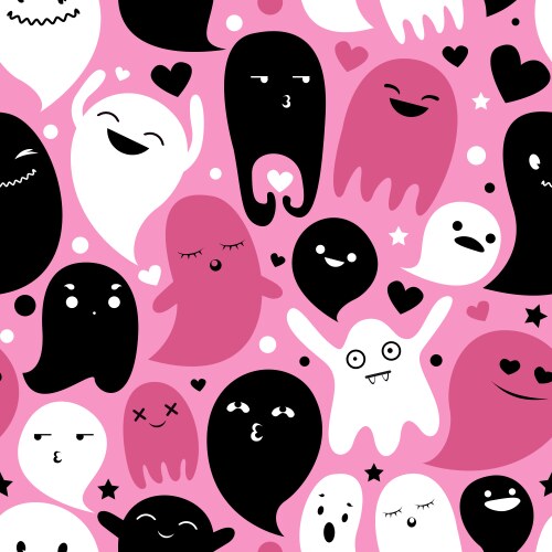 Ghosts Seamless Vector Images (over 9,600)
