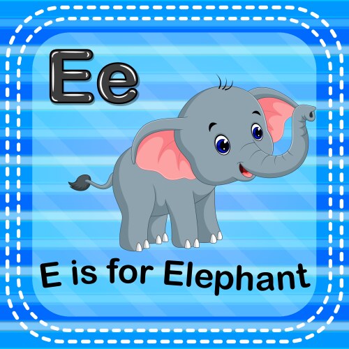 Letter E Flashcards Premium A To Z Flashcards