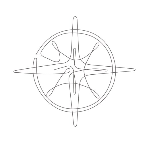 Minimal Compass Symbol Vector Images (over 1,100)