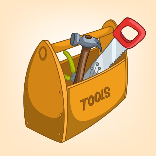 House toolbox Royalty Free Vector Image - VectorStock