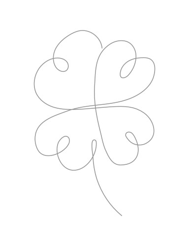 Clover Line Drawing Vector Images (over 1,400)