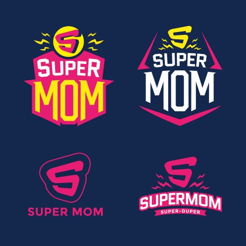 Super mom cartoon Royalty Free Vector Image - VectorStock