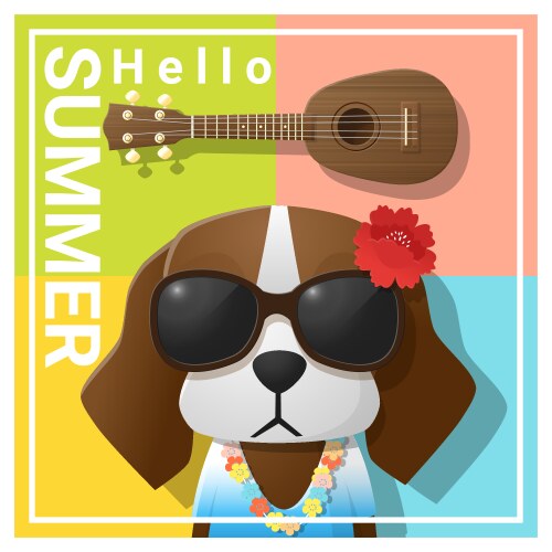 Pug dog fashion Royalty Free Vector Image - VectorStock