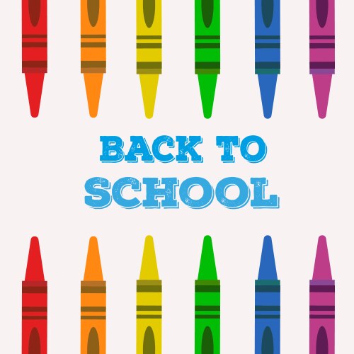 Colorful wax crayons Royalty Free Vector Image