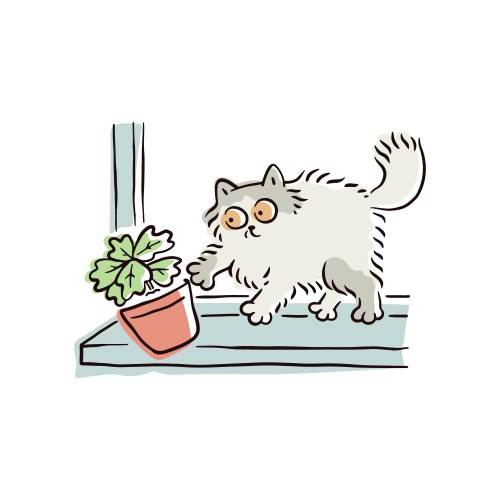 Cartoon pushing Vector Images & Graphics for Commercial Use | VectorStock