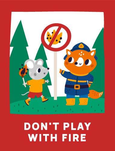 Fire Safety Posters Vector Images (over 1,900)