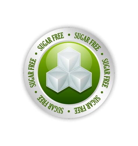 Sugar free Royalty Free Vector Image - VectorStock