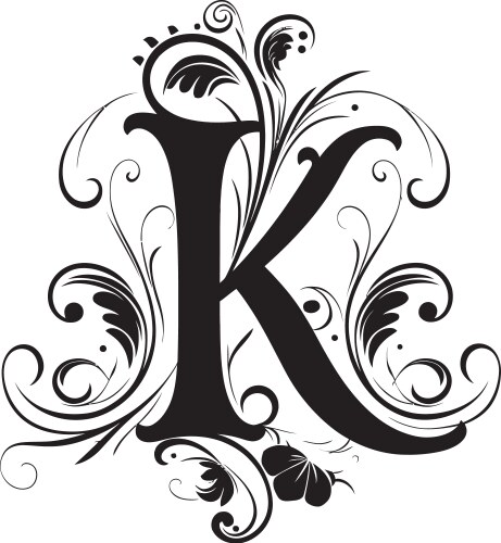 Letter K Font Calligraphy Vector Images (over 10,000)