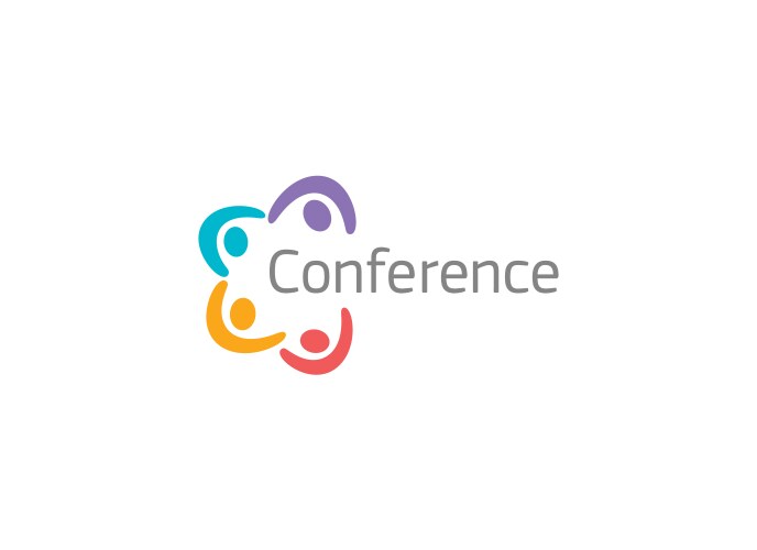 Conference logo Royalty Free Vector Image - VectorStock