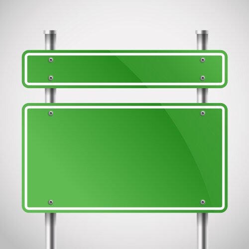 Green Sign Board Vector Images (over 30,000)
