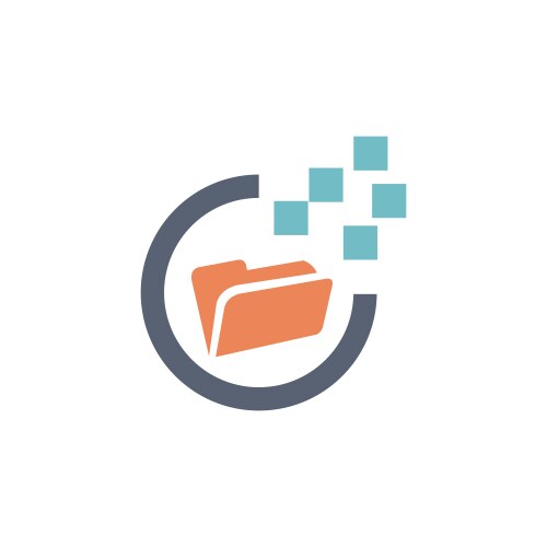 Computer desktop pc logo design icon Royalty Free Vector Computer desktop pc logo design icon Royalty Free Vector