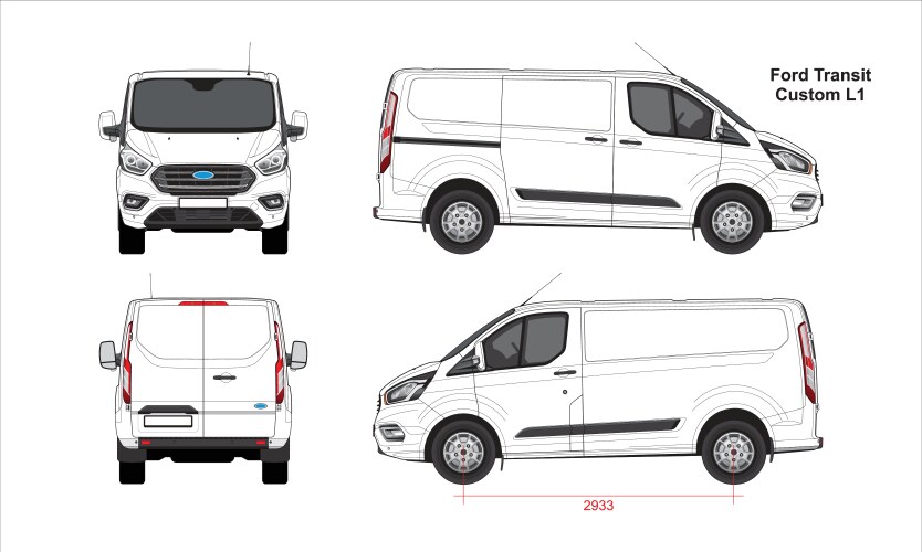 Ford Transit Custom Vector Images (43)
