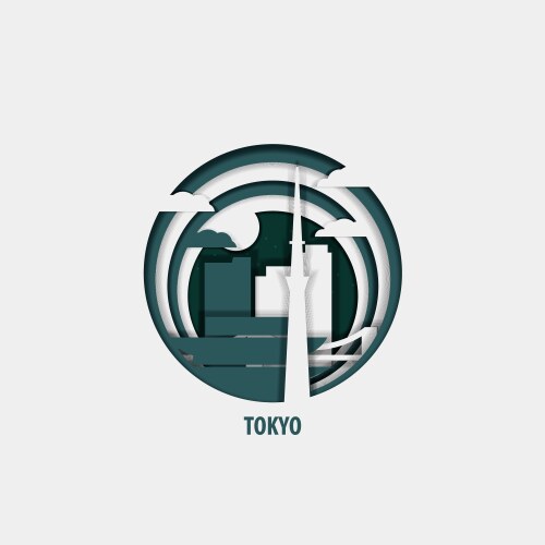 Tokyo logo Royalty Free Vector Image - VectorStock