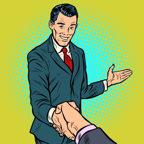 Handshake Cartoon Vector Images (over 7,300)
