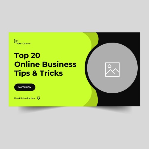 Youtube Thumbnail Vector Images (over 500)