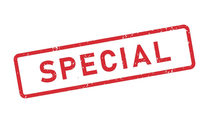 Special delivery sign or stamp Royalty Free Vector Image