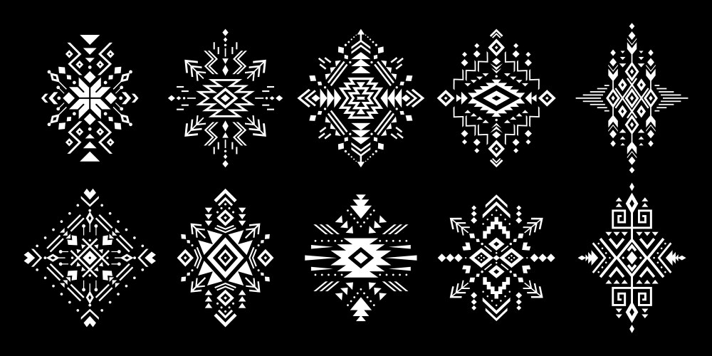 Aztec element Royalty Free Vector Image - VectorStock