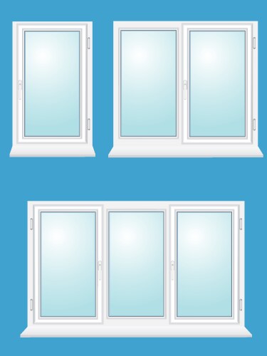 Modern Plastic Window – Royalty-Free Vector | VectorStock