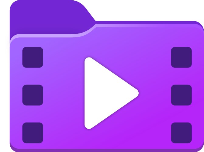 Windows 11 - style favourite folder icon Vector Image