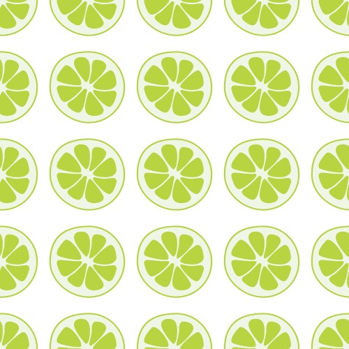 Lime seamless pattern Royalty Free Vector Image