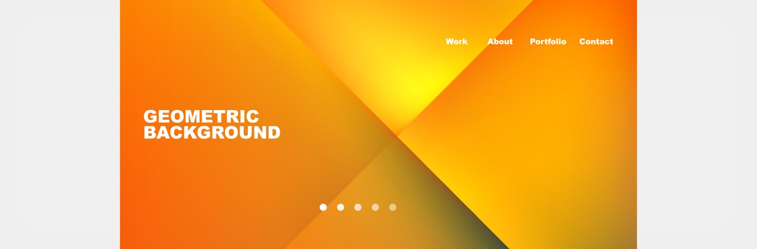 Triangle minimal web site page background design Vector Image