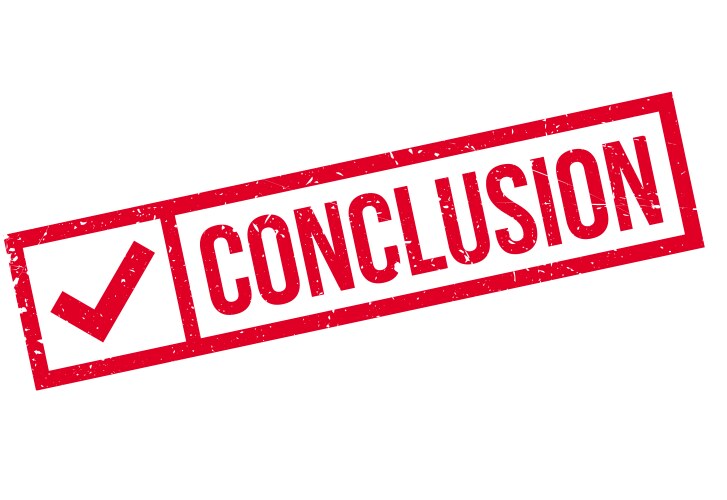 Conclusion Vector Images & Graphics for Commercial Use | VectorStock