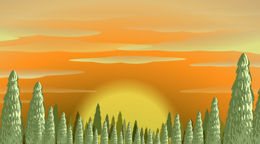 Sunset Cartoon Vector Images (over 32,000)