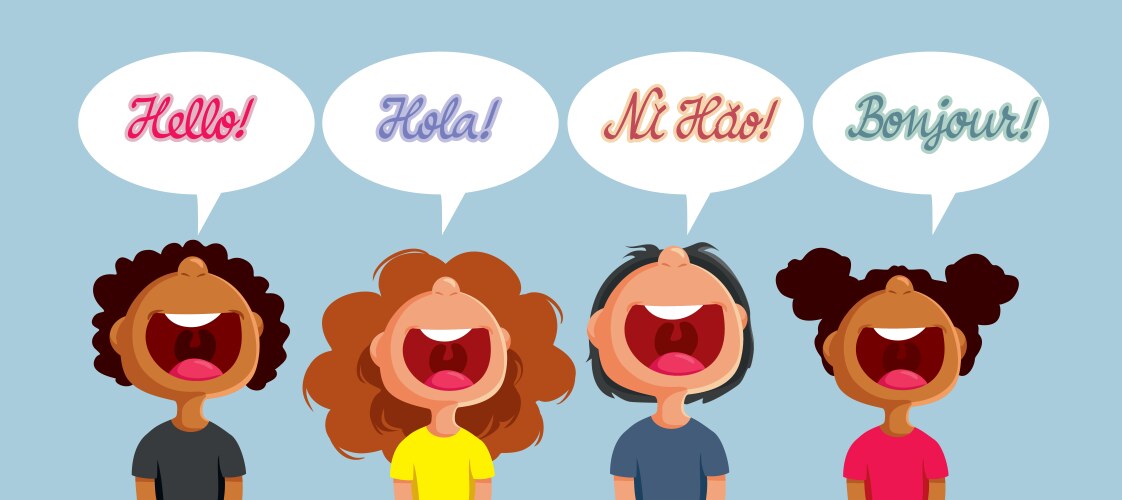 Welcome in different languages Vector Images & Graphics for Commercial ...