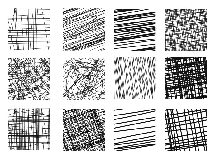 Hatching Techniques in Pencil Royalty Free Vector Image