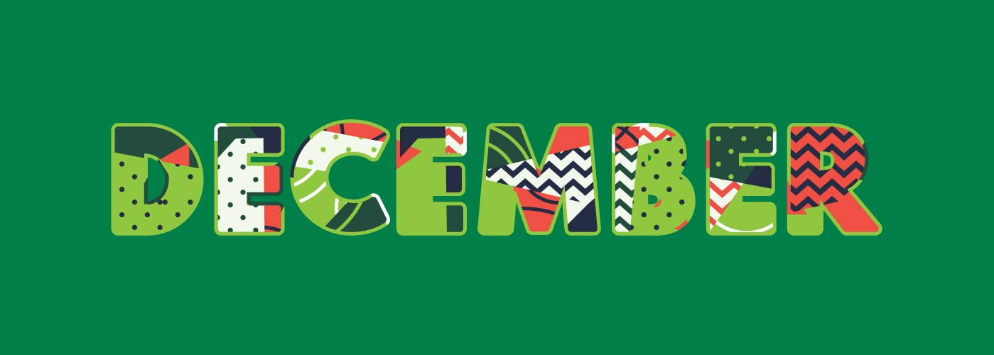 December Word Vector Images (over 6,900)