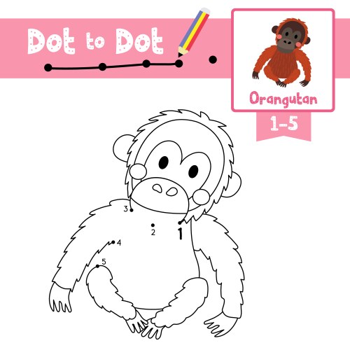 Monkey Dot to Vector Images (over 290)