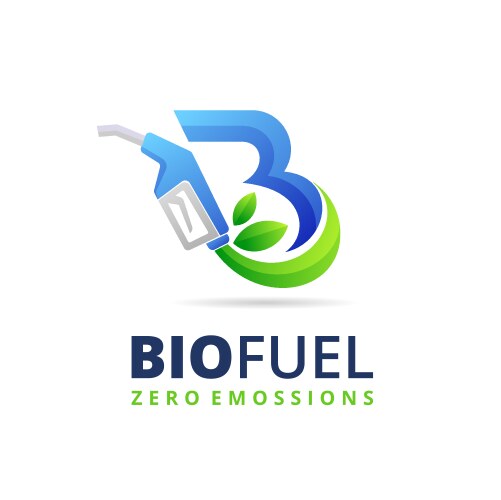 Biofuel logo design Royalty Free Vector Image - VectorStock