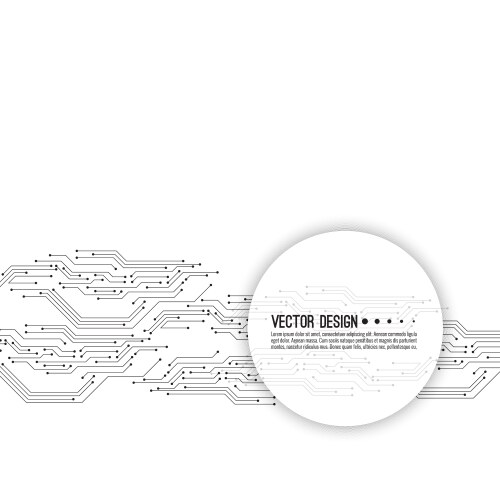 Electronic motherboard Royalty Free Vector Image
