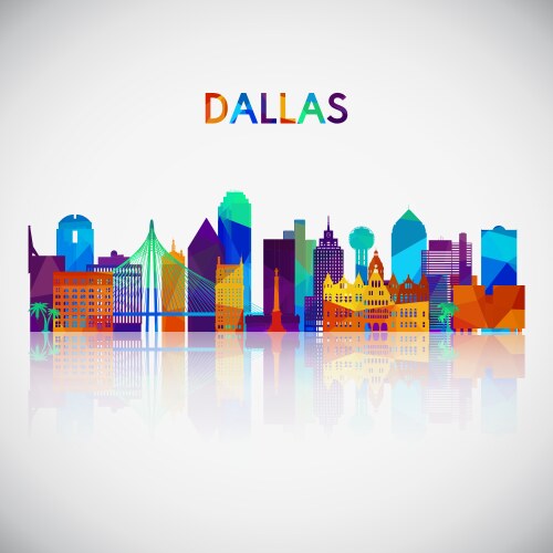 Dallas skyline Vector Images & Graphics for Commercial Use | VectorStock