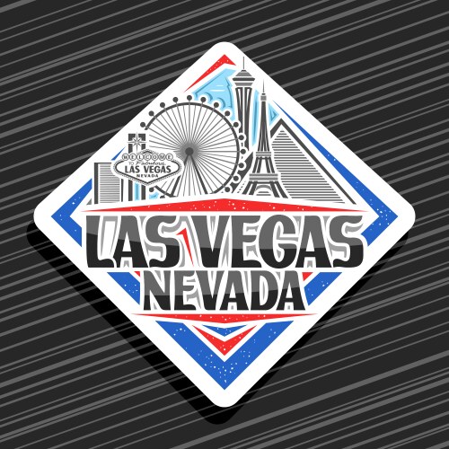 Logo for las vegas Royalty Free Vector Image - VectorStock