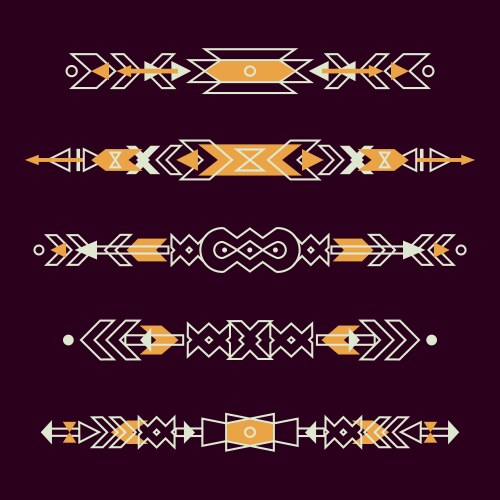 American Borders Native Vector Images (over 3,100)
