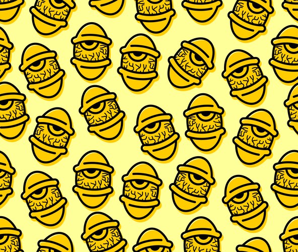 Rasta Eye Pattern - Trippy Eyes – Royalty-Free Vector | VectorStock