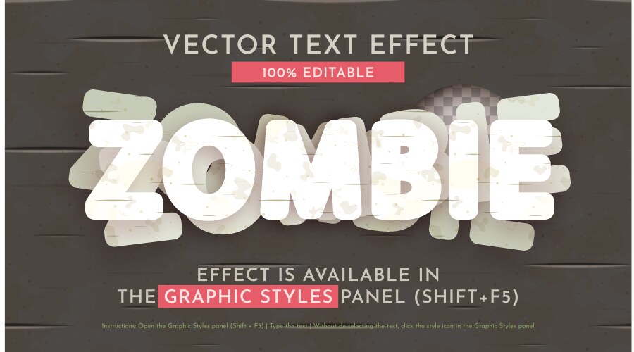 Beehive text effect graphic style mockup Vector Image