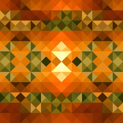 Abstract triangle pyramid pattern background Vector Image