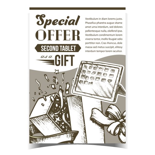 Gift box template Royalty Free Vector Image - VectorStock