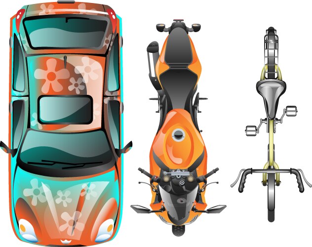 Bike Top View Vector Images (over 710)