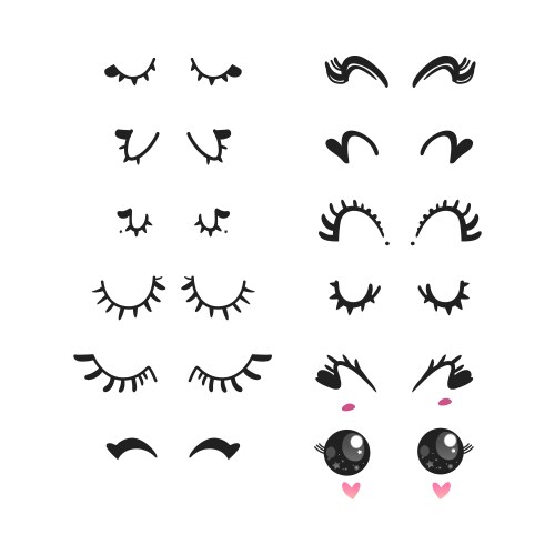 Eyelashes Cartoon Vector Images (over 6,700)