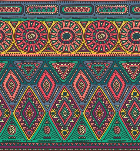Ethnic seamless pattern tribal kilim Royalty Free Vector