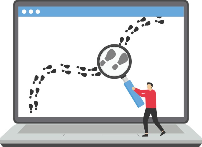 Digital Footprint Vector Images Over 850