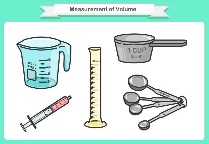 Measuring the volume of stone Royalty Free Vector Image